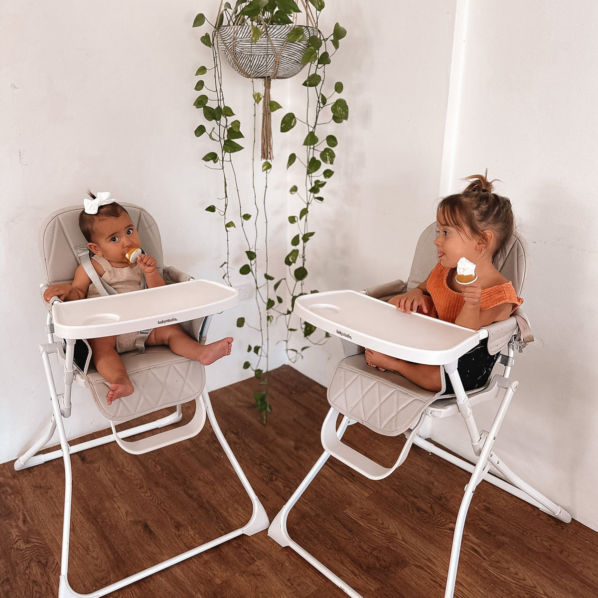 Super Slim Flat Fold High Chair - babystudio